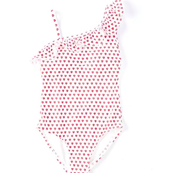 Roller Rabbit | Swim | Roller Rabbit Heartprint Ruffled Onepiece ...
